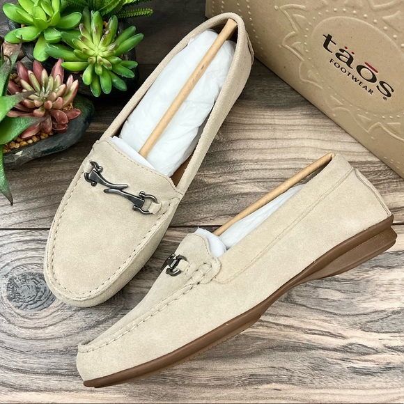 Taos Footwear | Shoes | Nib Taos Bit Moc Loafer Flats Ice Suede | Poshmark